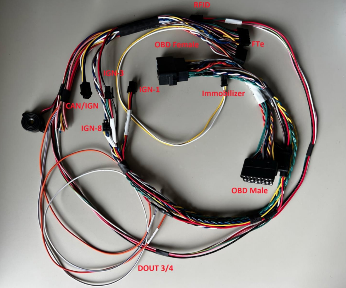 Light Vehicles OBD Y Hardwire harness